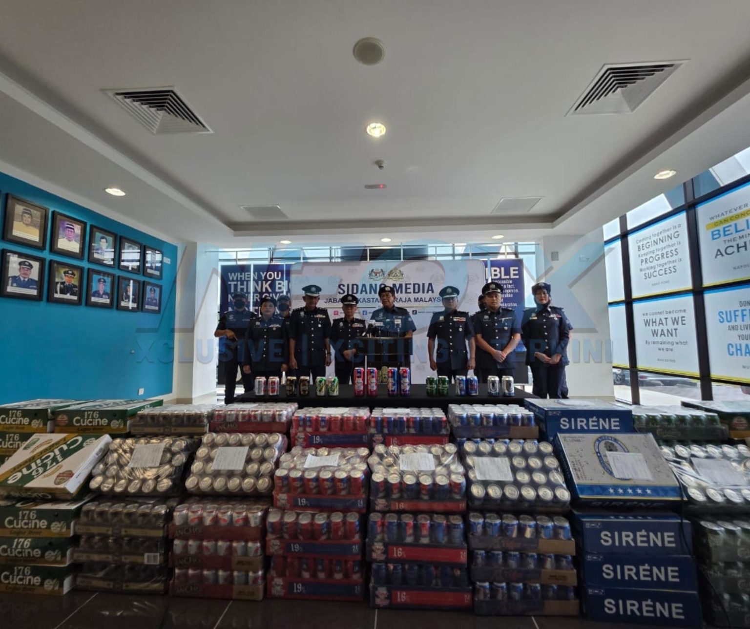 JKDM rampas arak pelbagai jenama bernilai RM308,468 – KUPIKUPI FM 96.3